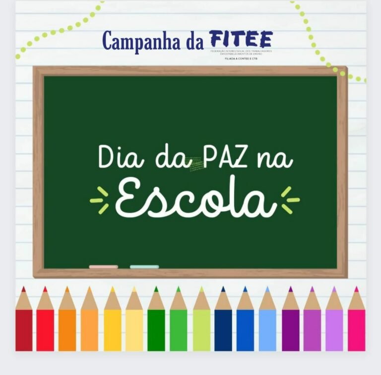 Fitee lança campanha pela paz nas escolas – Sinpro Minas